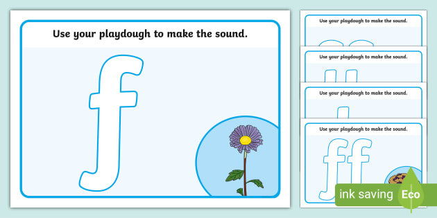 F, FF, L, LL, SS Playdough Mats (Teacher-Made)