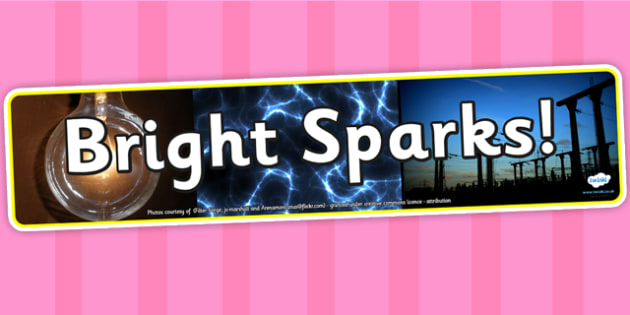 Bright Sparks Photo Display Banner (teacher made)