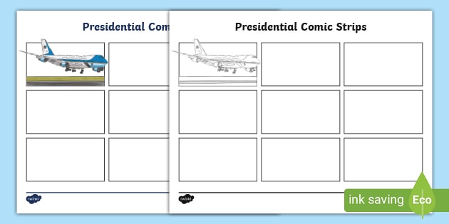 Create Your Own Presidential Comic Strips (teacher made)