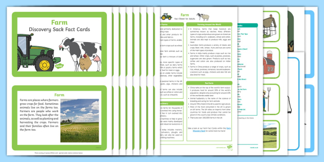 Farm Discovery Sack (teacher made)