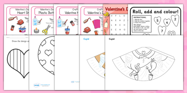 Valentine's Day Craft Resource Pack (teacher made)