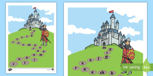 Phase 2 Phoneme Stepping Stone Worksheet / Activity Sheet