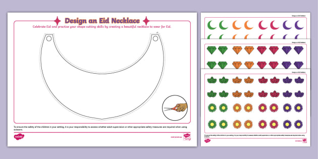 Necklace Activities | twinkl.com.au