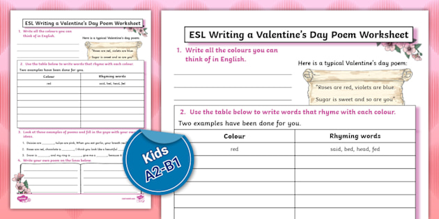 Poem Writing Worksheets | twinkl.com.au