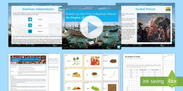 Industrial Revolution Trade Empire Lesson Pack