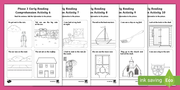 Phase 3 EYFS Reading Comprehensions Set 2 (teacher made)