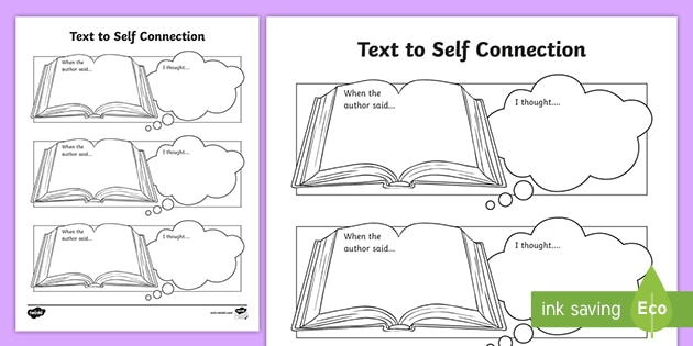 Text To Self Connection Activity teacher Made 
