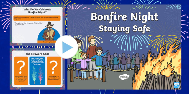 Bonfire Night Safety Whole-School PowerPoint (teacher made)