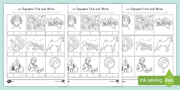 -ur Digraphs Find and Write Differentiated Activity