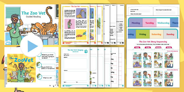 The Zoo Vet | Guided Reading Follow-Up Activities KS1