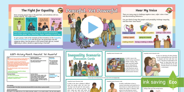 LGBT+ Relationships Education PSHE KS2 Peaceful, Yet Powerful Lesson Pack