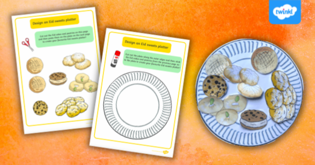 Design an Eid sweets platter Activity (teacher made)