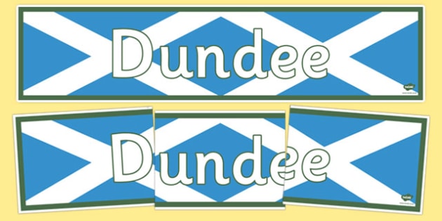 Dundee Display Banner - dundee, scotland, scottish, compare, town, towns