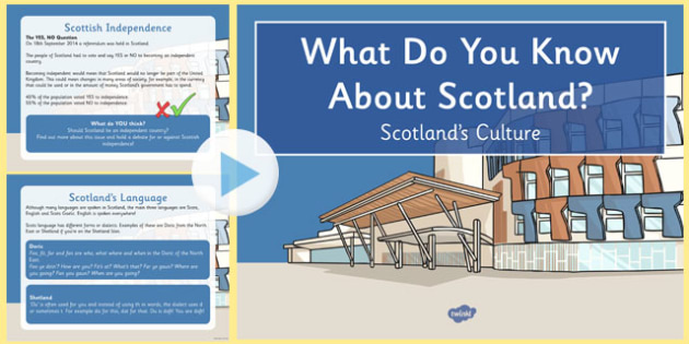Scotland's Culture PowerPoint