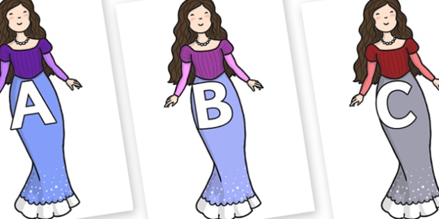 FREE! - A-Z Alphabet on The Little Mermaid (teacher made)