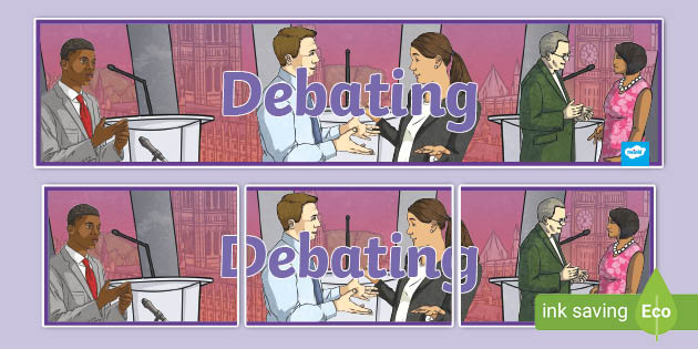 Debating Banner | Classroom Display 5th/6th Class