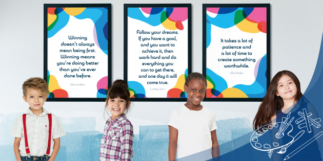 Winter Olympics Inspirational Quotes Posters Pack