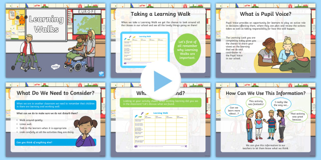 Pupil Voice - School Community - Learning Walk - Pupil Meeting PowerPoint Pupil Voice - School Community - Learning Walk - Pupil Meeting PowerPoint