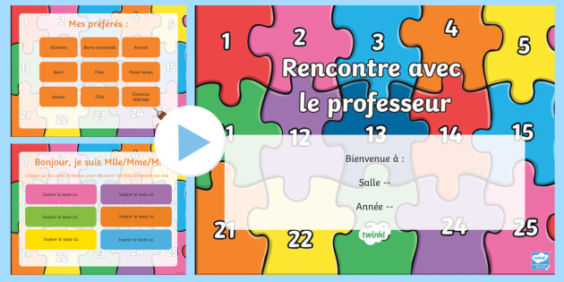 Présentation rentrée des classes | Ressources pédagogiques