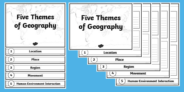 5 Themes Of Geography Movement