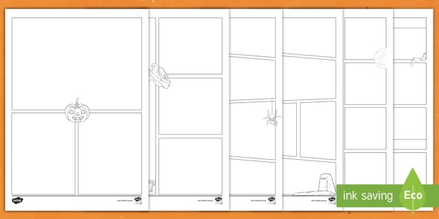 Halloween Comic Worksheets | Teacher Made Resource