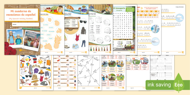 👉 Summer Fun in the Holidays: KS2 Spanish Activity Pack