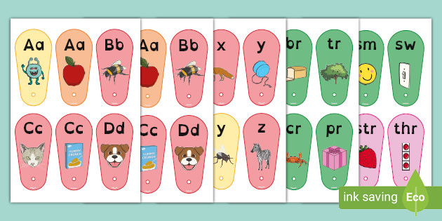 Visual Cue Phonics Fans (teacher made)