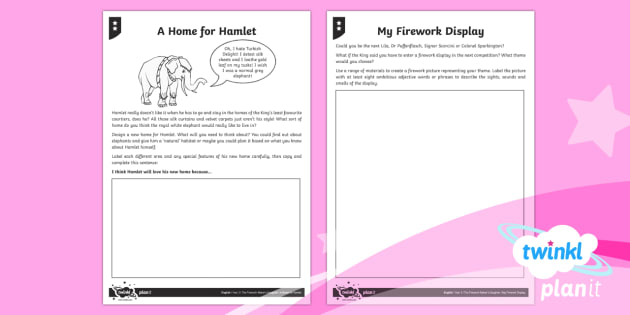 Explorers: The Firework-Maker’s Daughter Y3 Home Learning Tasks To Support