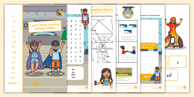 Twinkl Phonics Home Learning Activity Booklet Level 5 Booklet 3