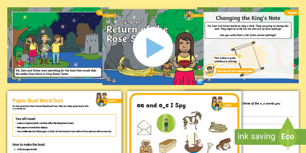 oe Words Phonics - Primary Resources (teacher made)