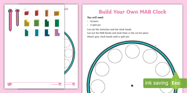 Build your own MAB Clock (teacher made)