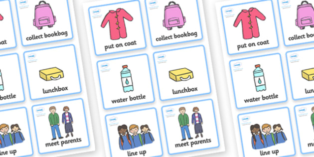 FREE! - Visual Timetable (Going Home - Girls) (teacher made)