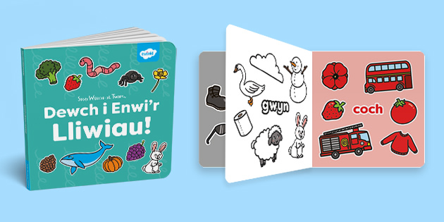 eLyfr Dewch i Enwi’r Lliwiau! (Teacher-Made)