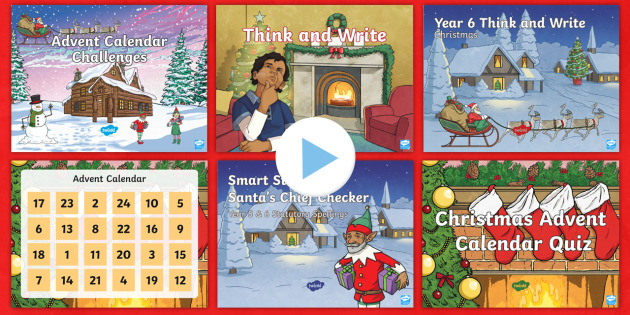 UKS2 Christmas English Morning Starter Resource Pack