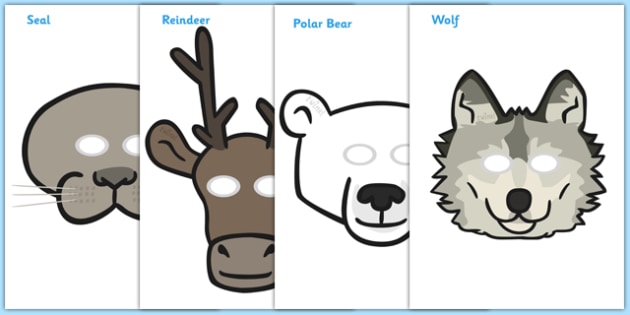 Polar Region Role Play Masks (teacher made)