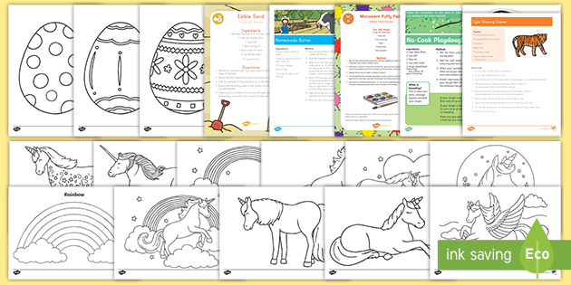 FREE! - Recipes and Craft Activities Pack 3 (teacher made)