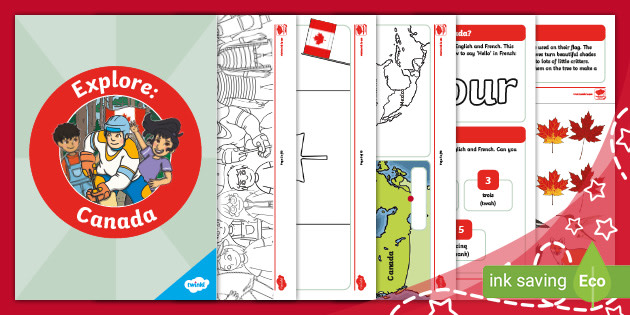 Explore: Canada Activity Booklet (teacher made)