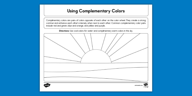 complementary colours activity