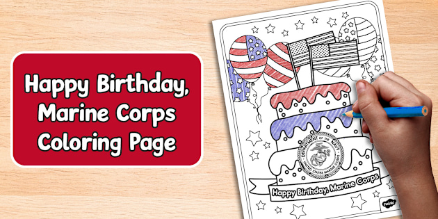 marine corps coloring sheets