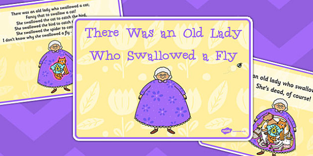 There Was an Old Lady Who Swallowed a Fly Sequencing - sequencing