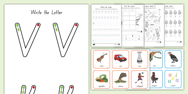 Letter V Handwriting Sheets Letter V Worksheets Superstar Worksheets