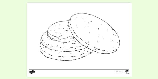 FREE! - Oatcakes Colouring Sheets | Colouring Pages