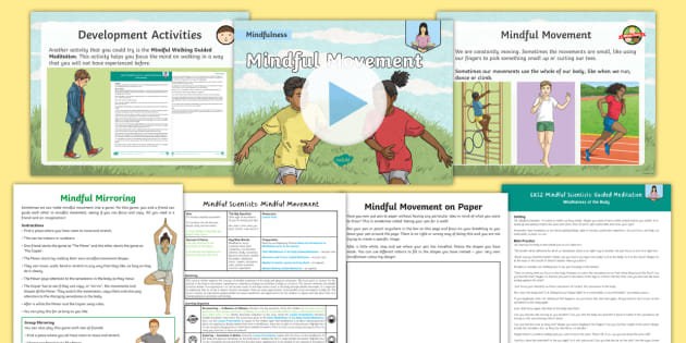 Mindful Movement Lesson Pack | Resources (teacher made)