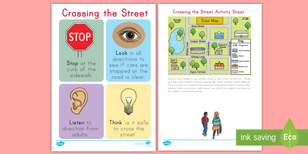 Crossing the Street Activity (teacher made)