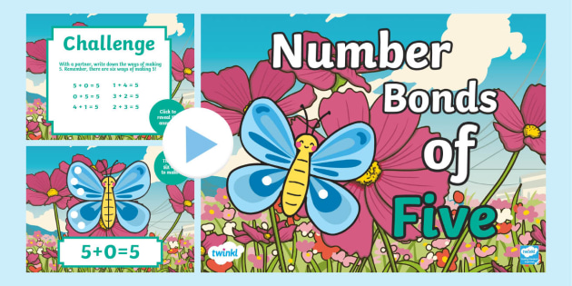 Number Bonds of 5 PowerPoint (teacher made)