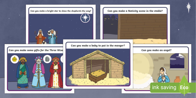 Nativity Playdough Mats (teacher made)