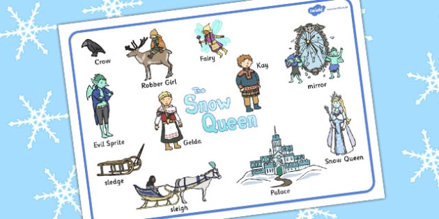 The Snow Queen Word Mat (teacher made)