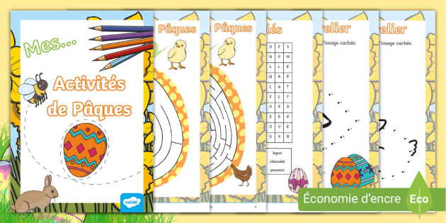 Mon livret d'activités de Pâques (teacher made)