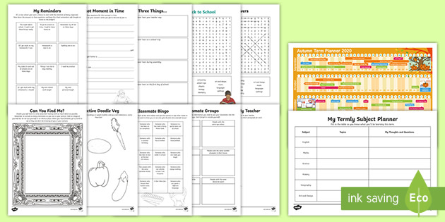 Year 6 First Week Back Activity Pack (teacher made)