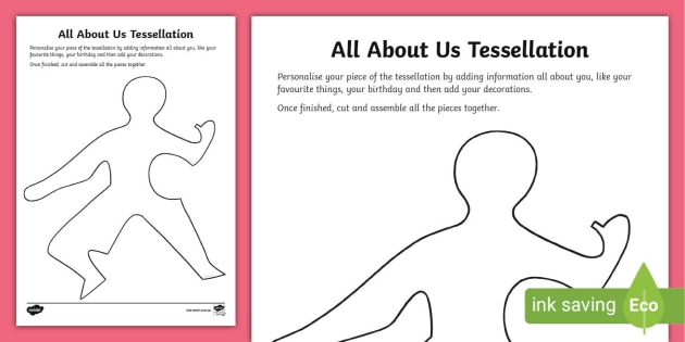 All About Us Tessellation (teacher made)